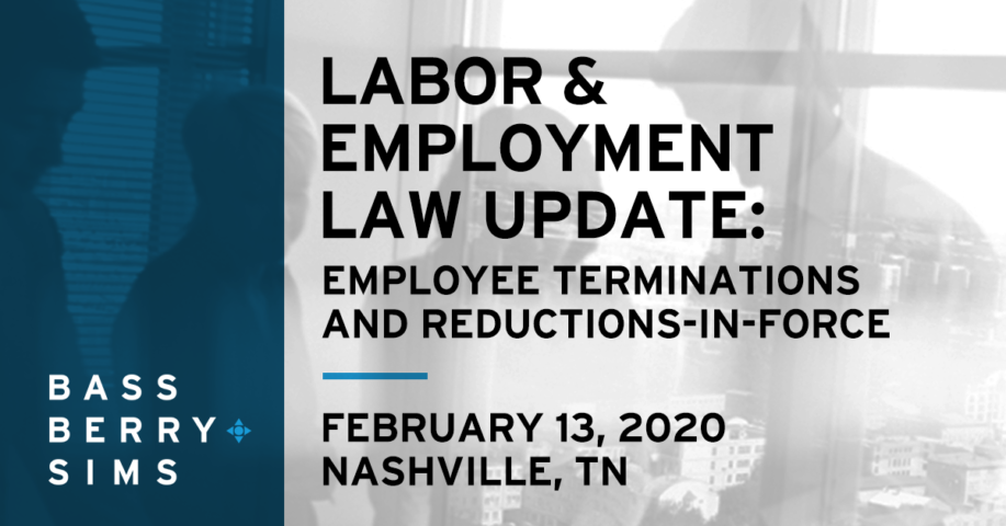 Don't Miss Our Labor & Employment Law Seminar: Employee Terminations ...